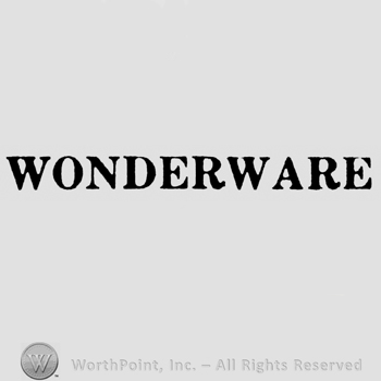 Mark with The word "Wonderware". | #10178