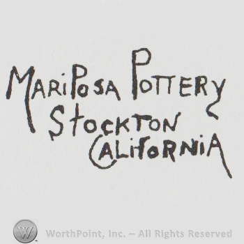 Mark with The text "MariPosa Pottery Stockton | #10264