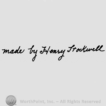 Mark with Made By Henry Stockwell hand written | #10267