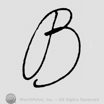 Mark with B letter hand written | #10274