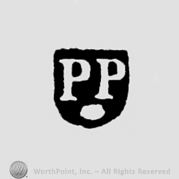 Mark with The letters "PP" inside a shield. | #104001
