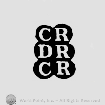 Mark with The letters "CR", "DR", "CR". | #104630