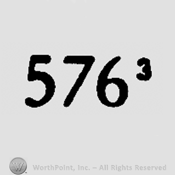 Mark with Number 576 | #105096