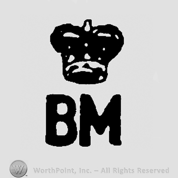 Mark with Crown over uppercase BM | #105199