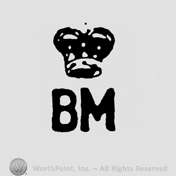 Mark with Crown over uppercase BM | #105243