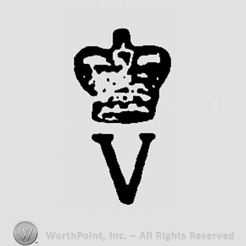 Mark with Crown over uppercase V | #105244