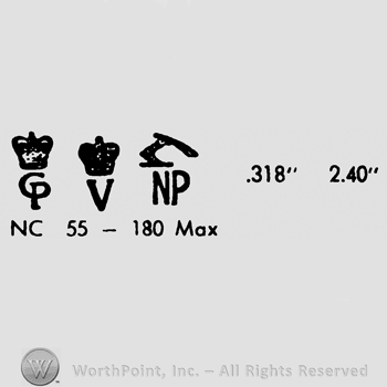Mark with Crown over uppercase CP, crown over | #105251