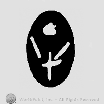 Mark with Oval design with cross | #105293