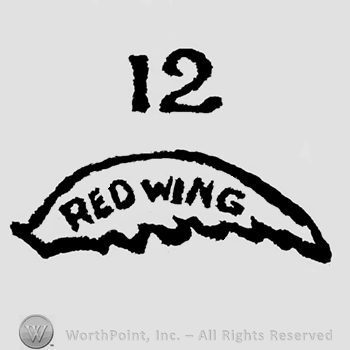 Mark with 12 above Red Wing written within a wing | #105558