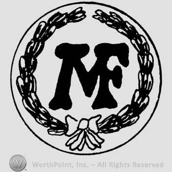 Mark with Monogram in circle; enclosing letters M | #105637