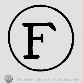 Mark with Letter F in circle. | #105761
