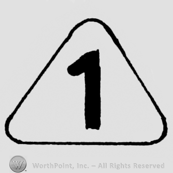 Mark with Number 1 in triangle. | #105911