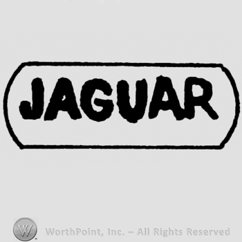 Mark with JAGUAR written in rectangle. | #105955