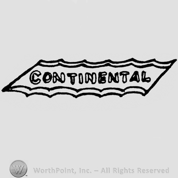 Mark with CONTINENTAL written on a ribbon. | #105976