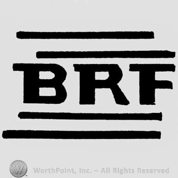 Mark with Initials B, R, F between lines. | #106085