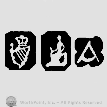 Mark with Harp and Britannia and date-letter a | #106825