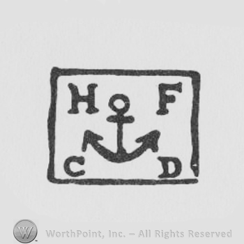 Mark with Uppercase HFCD written in the corners | #109577
