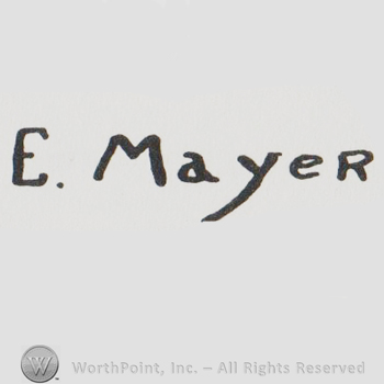 Mark with the name E Mayer | #109627