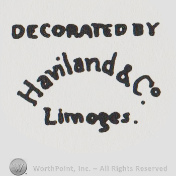 Mark with the text DECORATED BY HAVILAND & CO | #109640