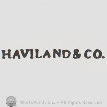 Mark with the name HAVILAND & CO in uppercase | #109647