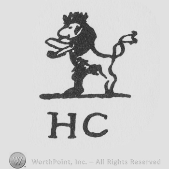 Mark with crowned lion facing left, HC in | #109664