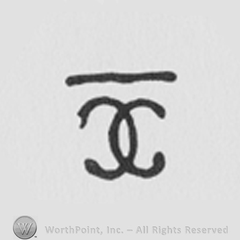 Mark with Mirrored capital C, horizontal line | #109991