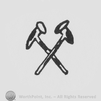 Mark with Two crossed hammers | #110070