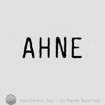 Mark with The word "AHNE". | #110238