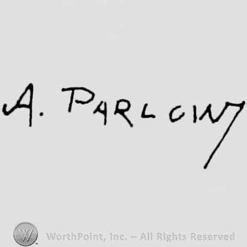 Mark with The text "A. PARLOW". | #110285
