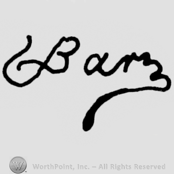 Mark with The text "Barz". | #110355