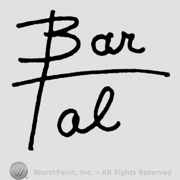 Mark with The text "Bar Tal". | #110359