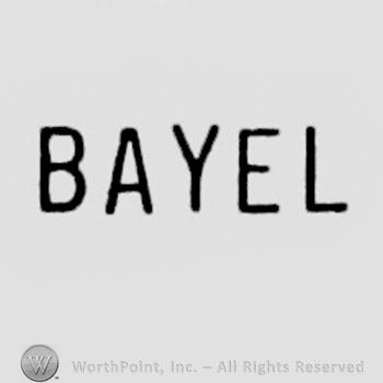 Mark with The word "Bayel". | #110362