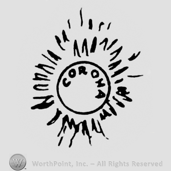 Mark with The word "CORONA", a circle and rays. | #110526