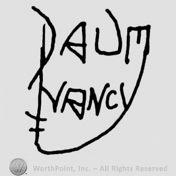 Mark with The text "DAUM NANCY". | #110578