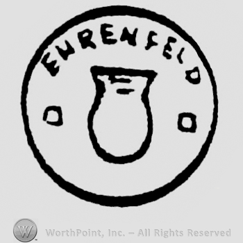Mark with The word "EHRENFELD" and a circle. | #110645