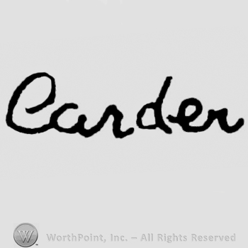 Mark with The word "Carder". | #110694