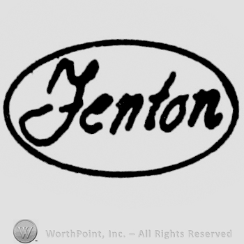Mark with The word "Fenton" and an oval. | #110699