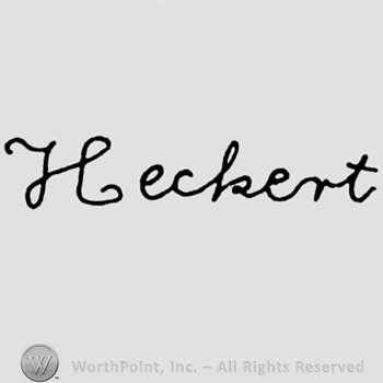 Mark with The word "Heckert". | #110821