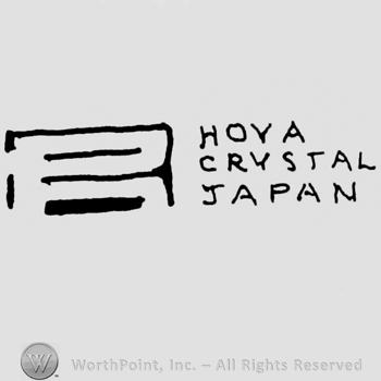 Mark with The text "HOYA CRYSTAL JAPAN" and a | #110848