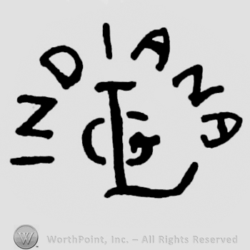 Mark with The text " INDIANA GL". | #110871