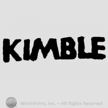 Mark with The word "KIMBLE". | #110942