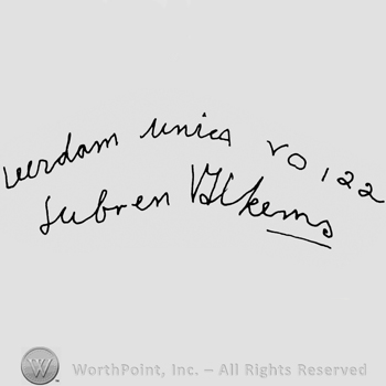 Mark with The text "Leerdam Unica VO 122 Subren | #111005