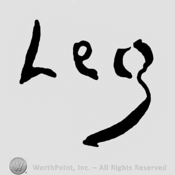 Mark with The word "Leg". | #111012
