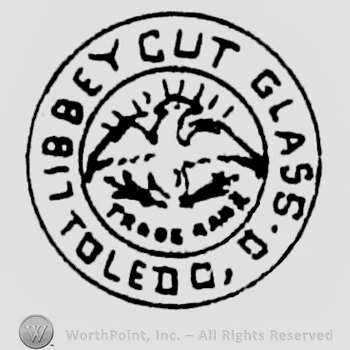 Mark with The text "LIBBEY CUT GLASS. C, Toledo | #111028