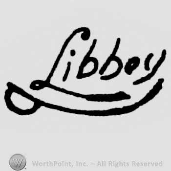 Mark with The word "Libbey". | #111029