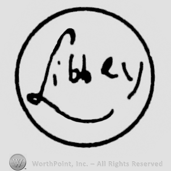 Mark with The word "Libbey" and circle. | #111033
