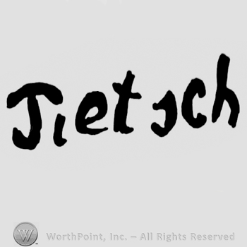Mark with The word "Pietsch". | #111216