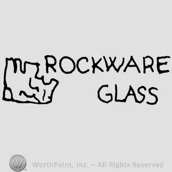Mark with The text "ROCKWARE GLASS" and a castle | #111267