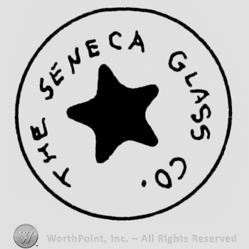 Mark with The text "THE SENECA GLASS CO.", a | #111305