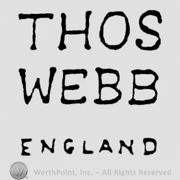 Mark with The text "THOMAS WEBB ENGLAND". | #111393